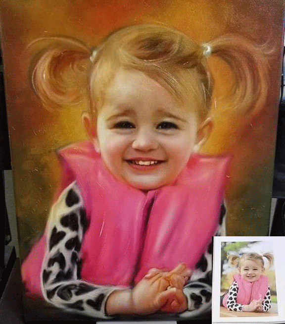 Canvas Painting - Alex Airbrush
